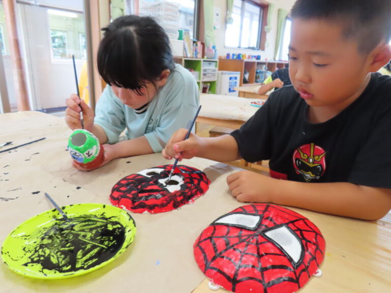 夏休み 制作（工作）展 いろんなものを製作しました！ （前編） | 湯前保育園（熊本県球磨郡湯前町）